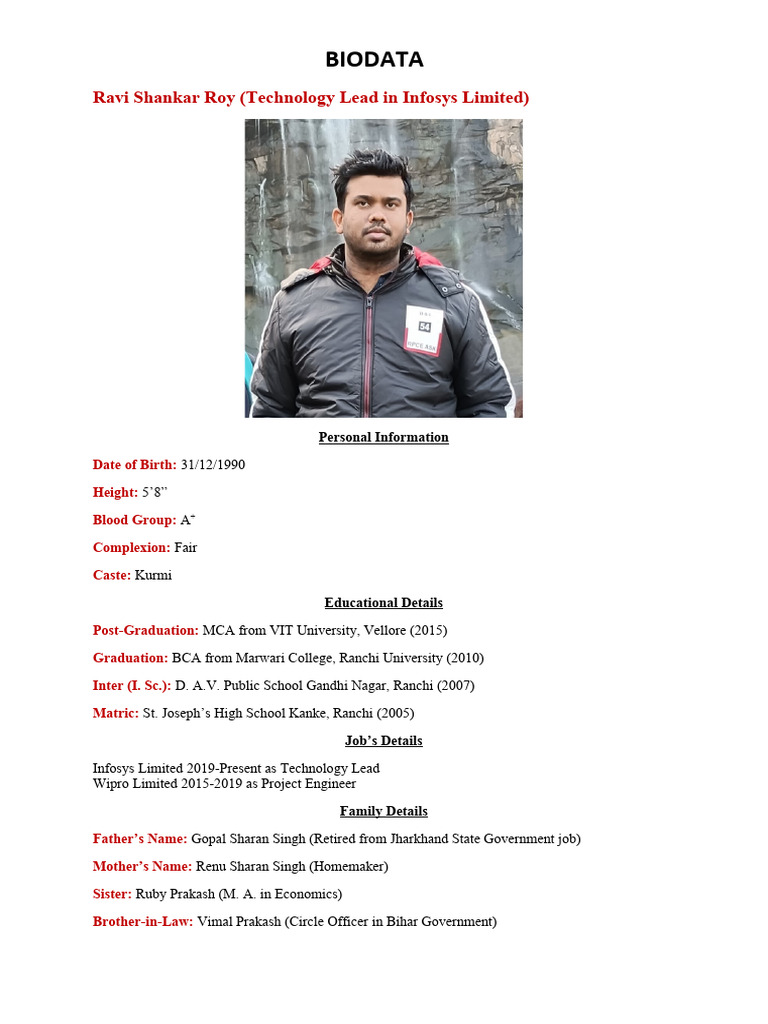 Ravi Shankar Roy-1 | PDF