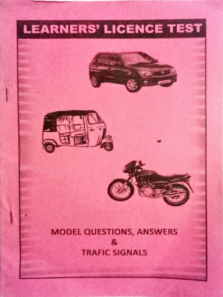 Learner - S License Test English | PDF