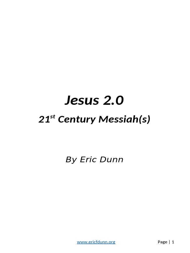 Jesus 2 | PDF | Adam | Jesus