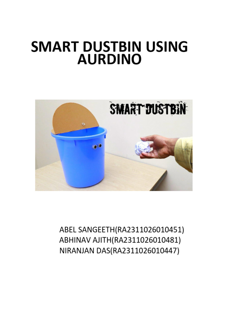 Smart Dustbin Edited | PDF | Arduino | Computer Engineering
