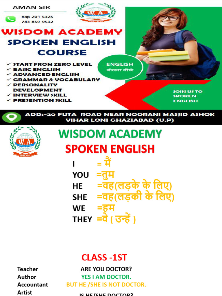 English Speaking | PDF