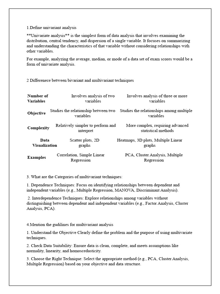 MA 2marks | PDF | Errors And Residuals | Dependent And Independent Variables