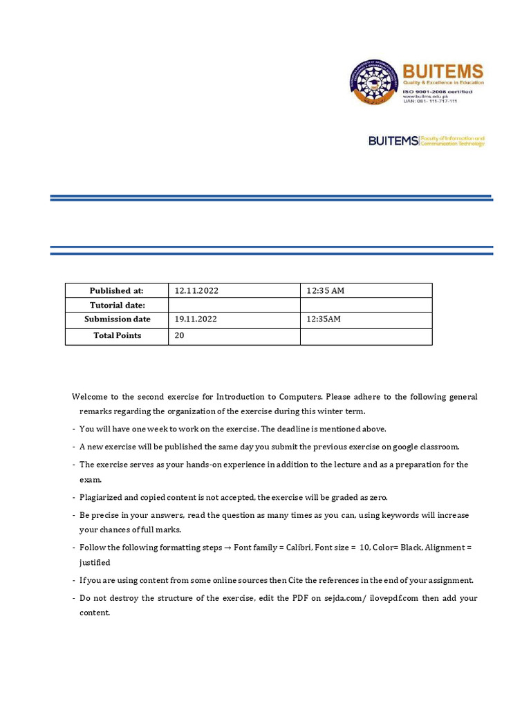 ICT Muhammad Farhan Exercise | PDF | Computer Network | Cloud Computing