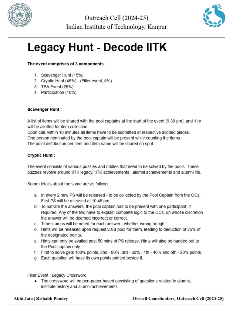 Legacy Hunt Rules | PDF | Computers