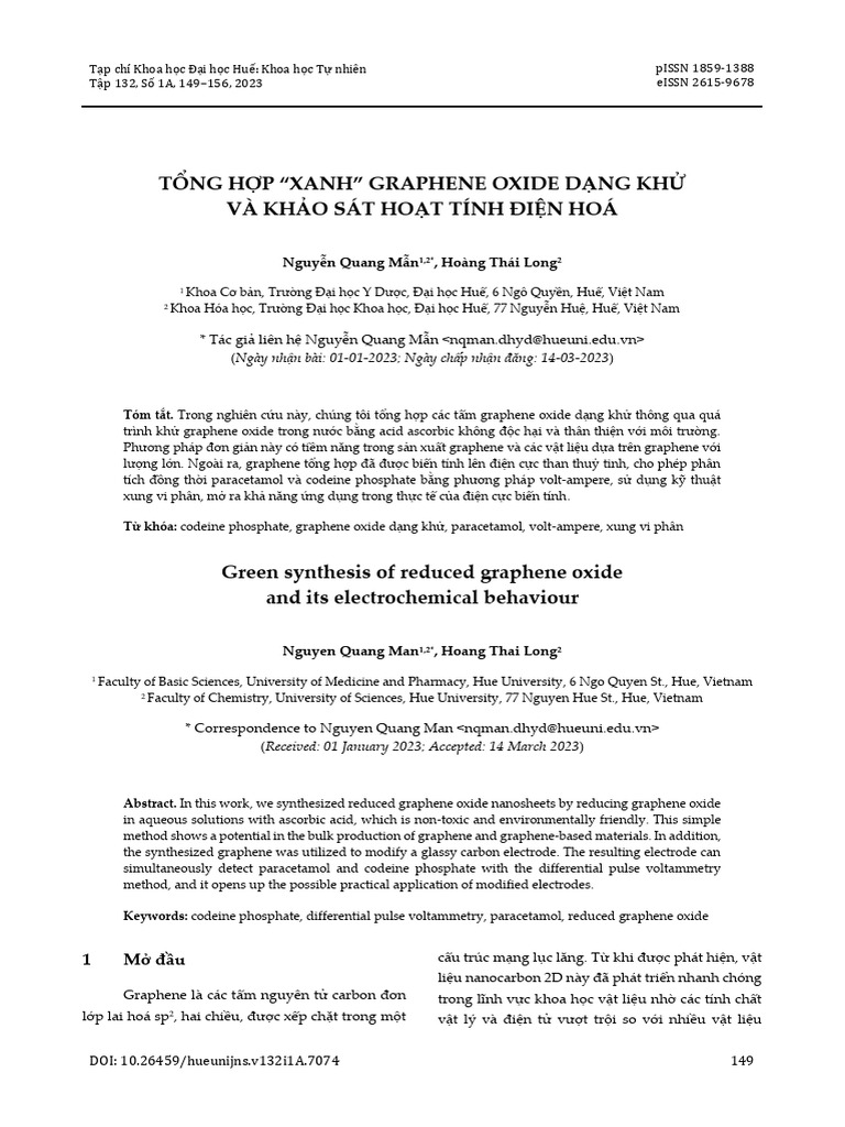 T NG H P Xanh rGO | PDF