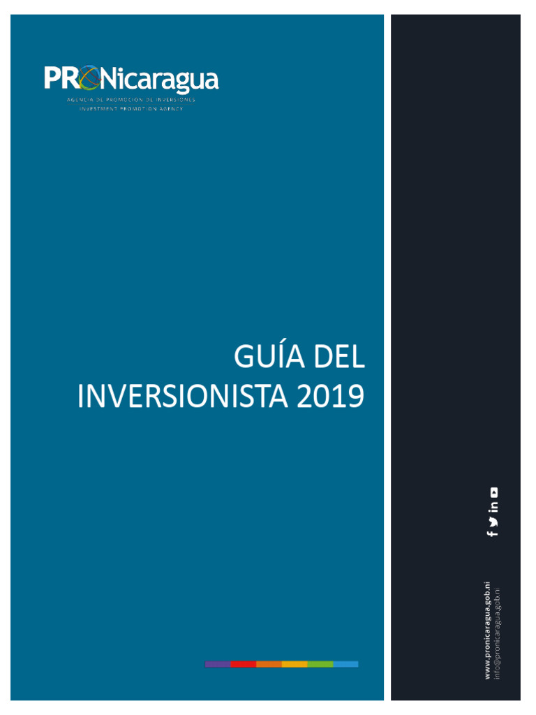 Guia Del Inversionista 2019 SqdNcne | PDF | Nicaragua | Centroamérica