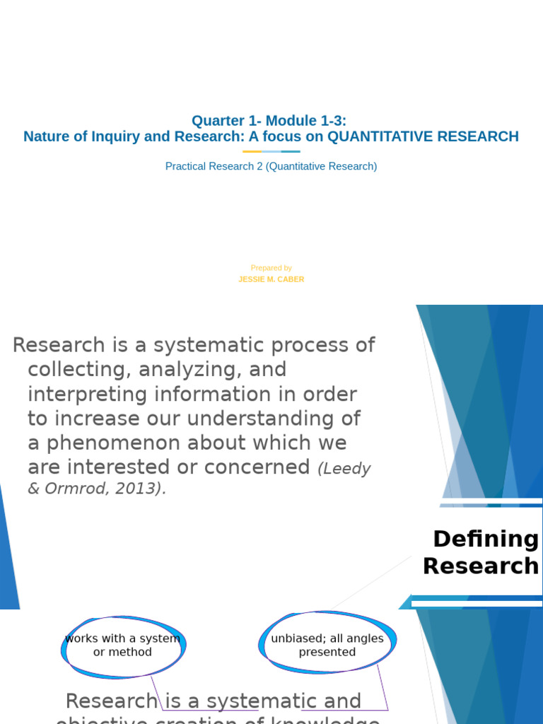 Week 01 PR2 | PDF | Quantitative Research | Statistics