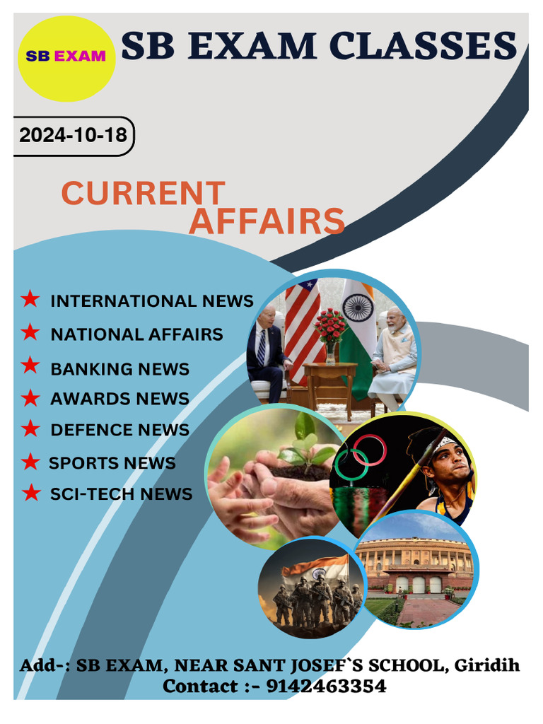 18 Oct Current Affairs | PDF