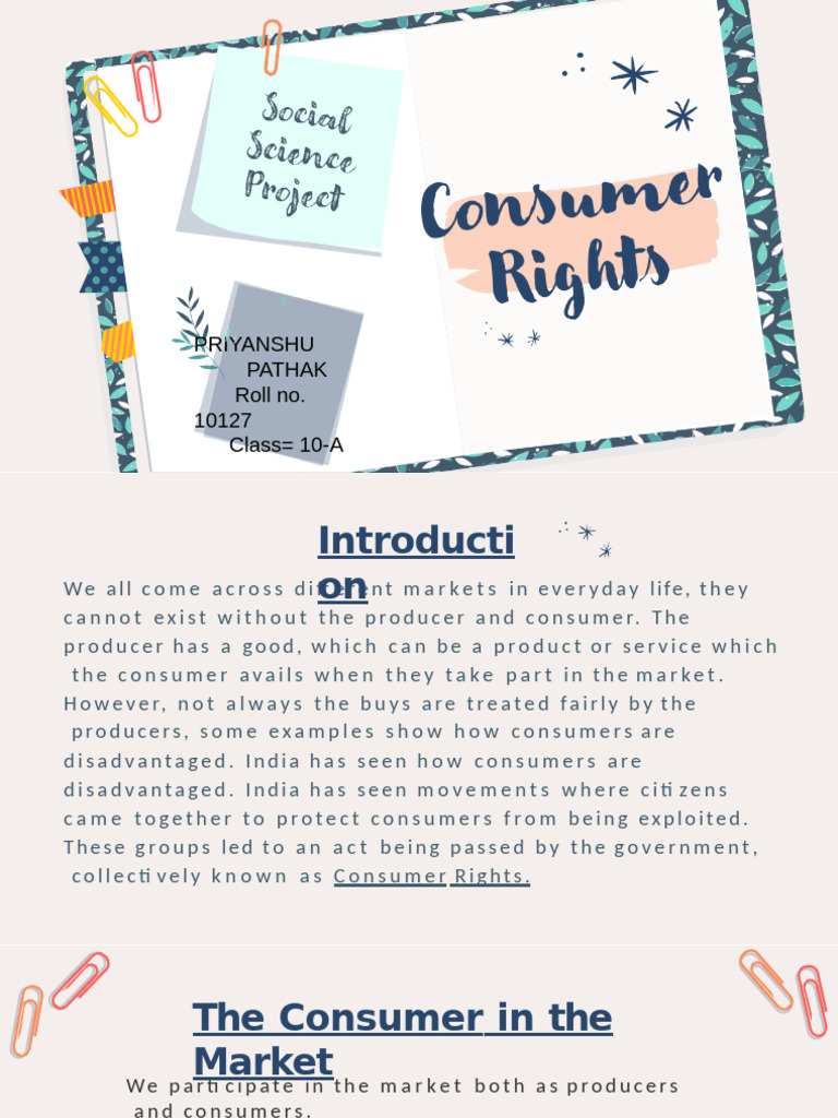 Consumers Rights | PDF | Rights | Justice