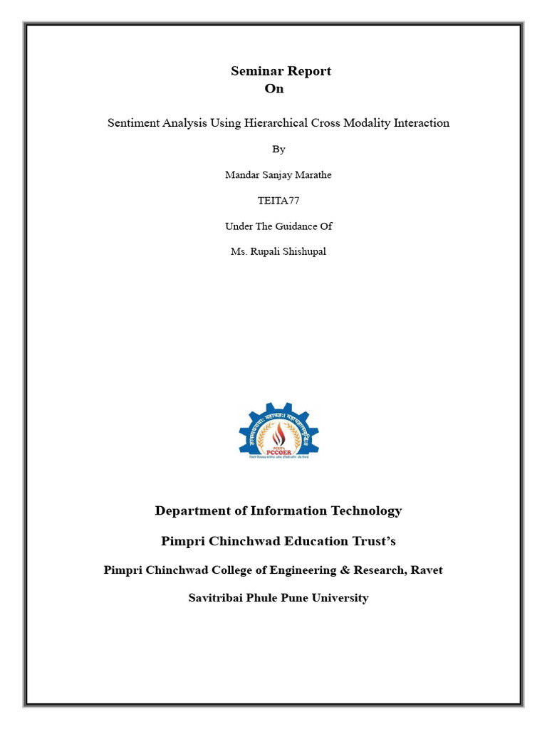 Final Report (1) | PDF | Attention | Deep Learning