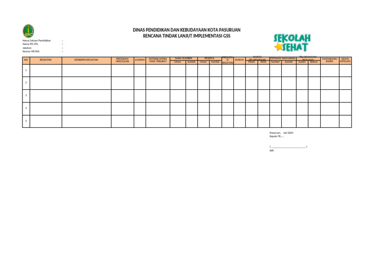 Format RTL Gss | PDF