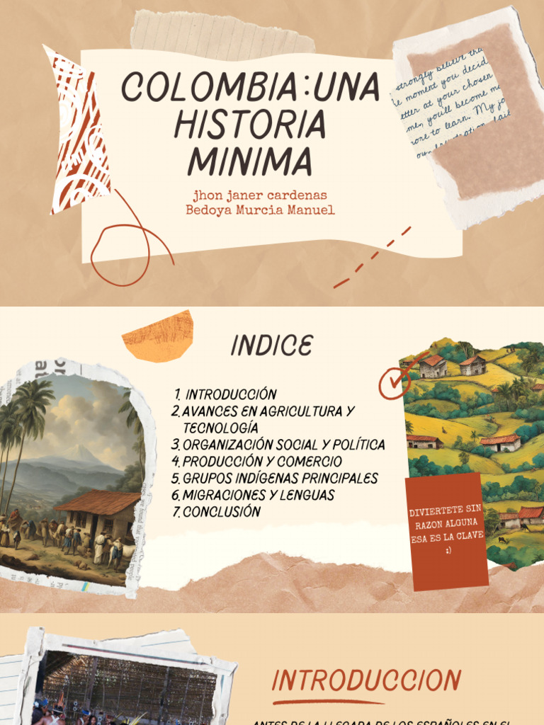 Presentacion Historia Minima | PDF