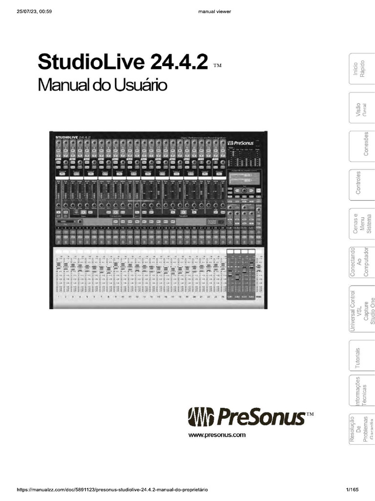 Manual Studio Live 24.4.2 | PDF