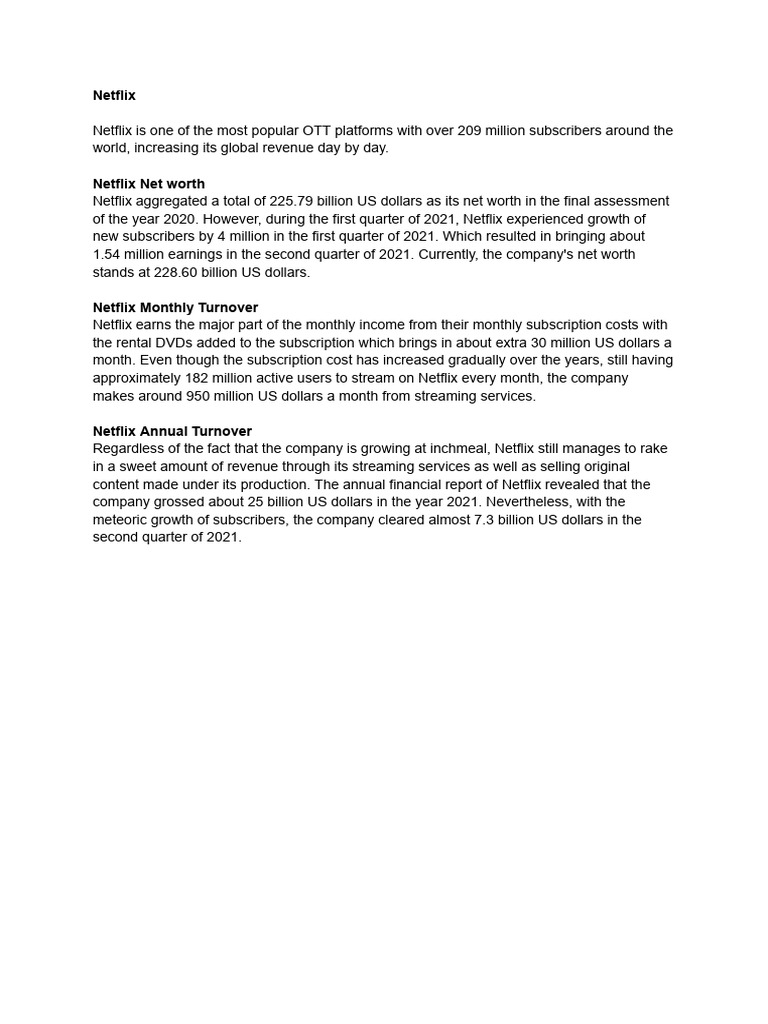 Netflix | PDF