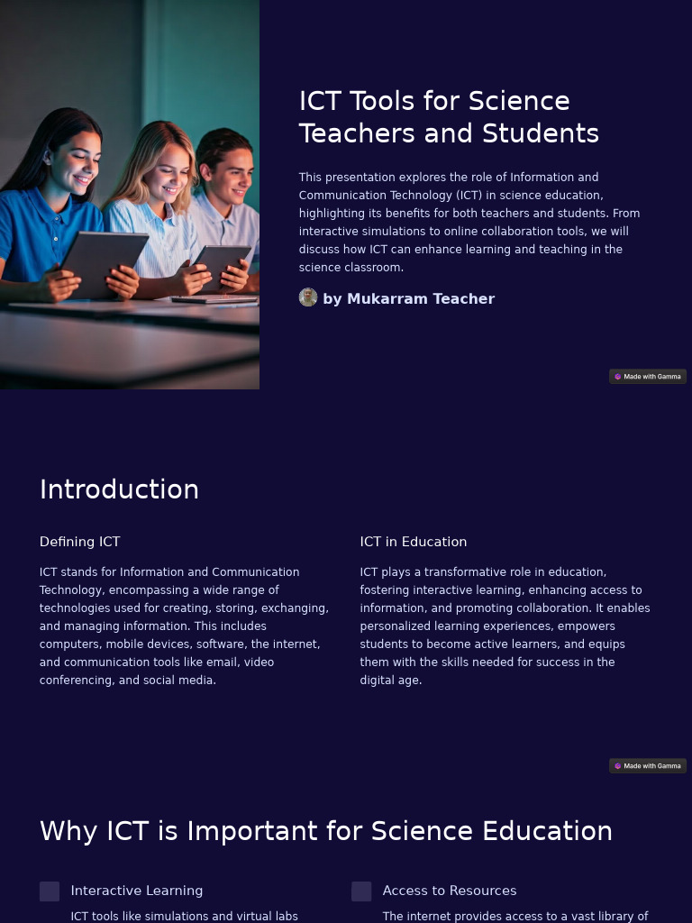 Use of ICT in Education | PDF | Educational Technology | Information ...
