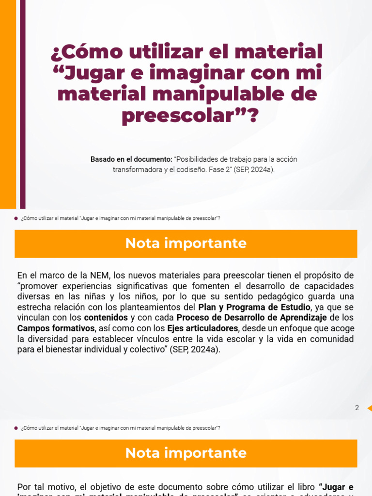 06 Jugar e Imaginar Con Mi Material Manipulable de Preescolar | PDF ...