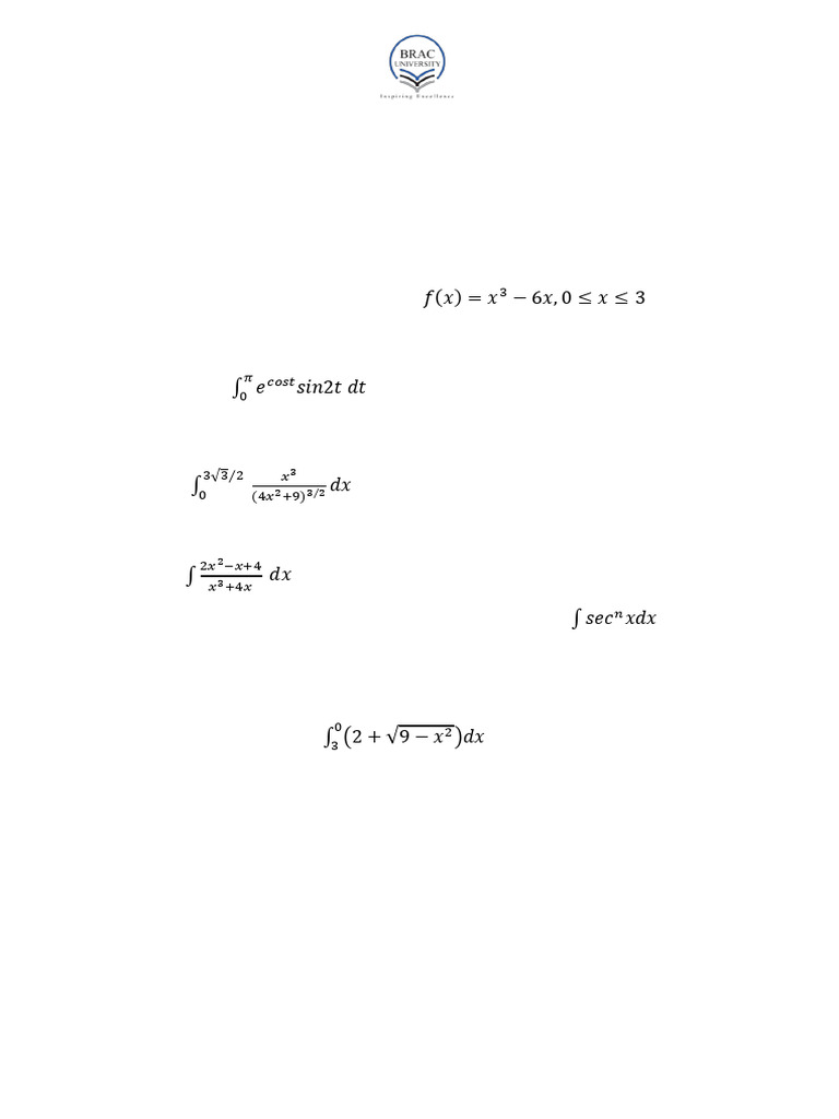 Assignment 1 MAT120 | PDF