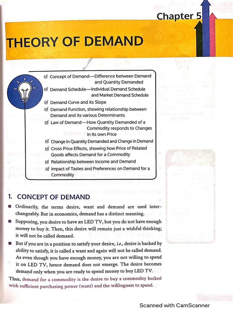 Chapter 5 - Theory of Demand | PDF