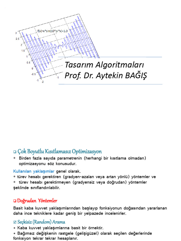 Tasarım Algoritmaları Yeni Son 4 | PDF