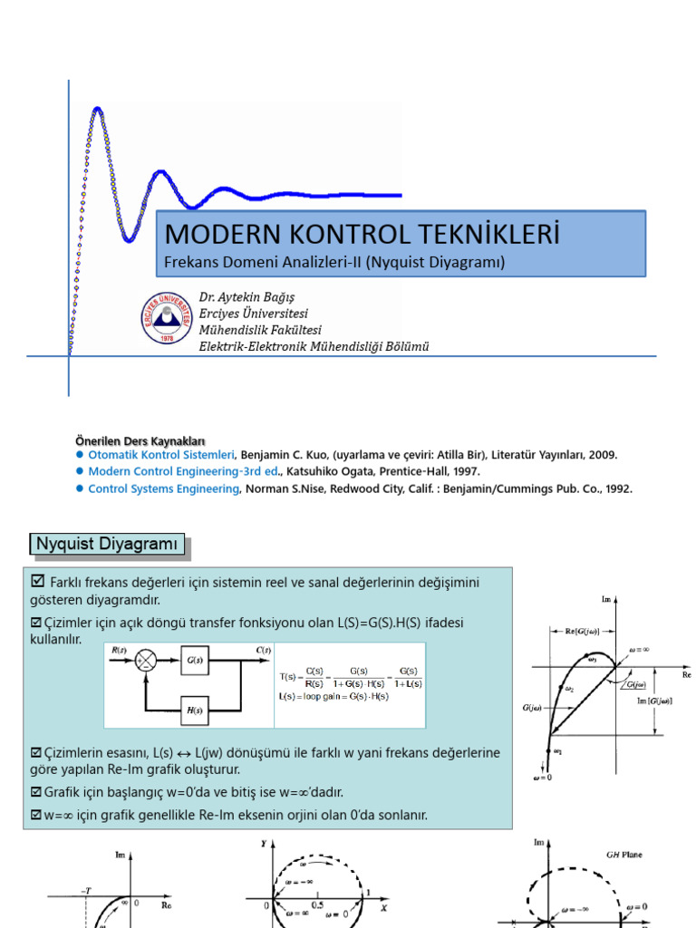 MK - 4 - Frekans Cevabı Analizleri (Nyquist) | PDF