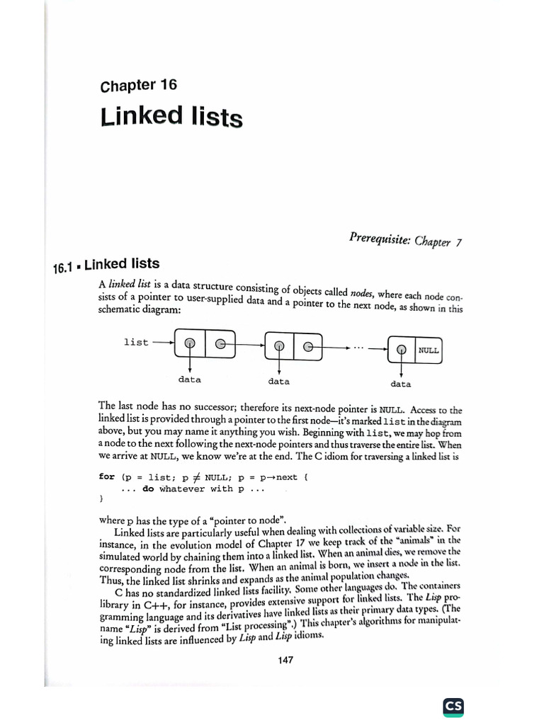 Linked List | PDF Linked List | PDF