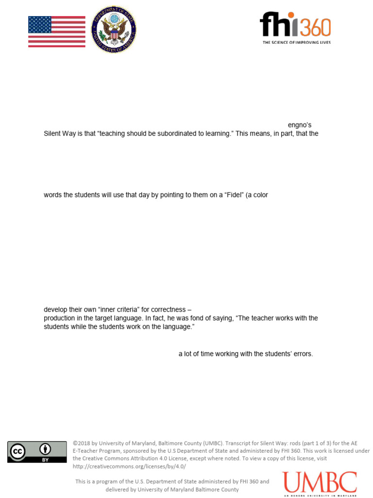 3.3.1 Silent Way - Rods (Part 1 of 3) Transcript | PDF | Human ...