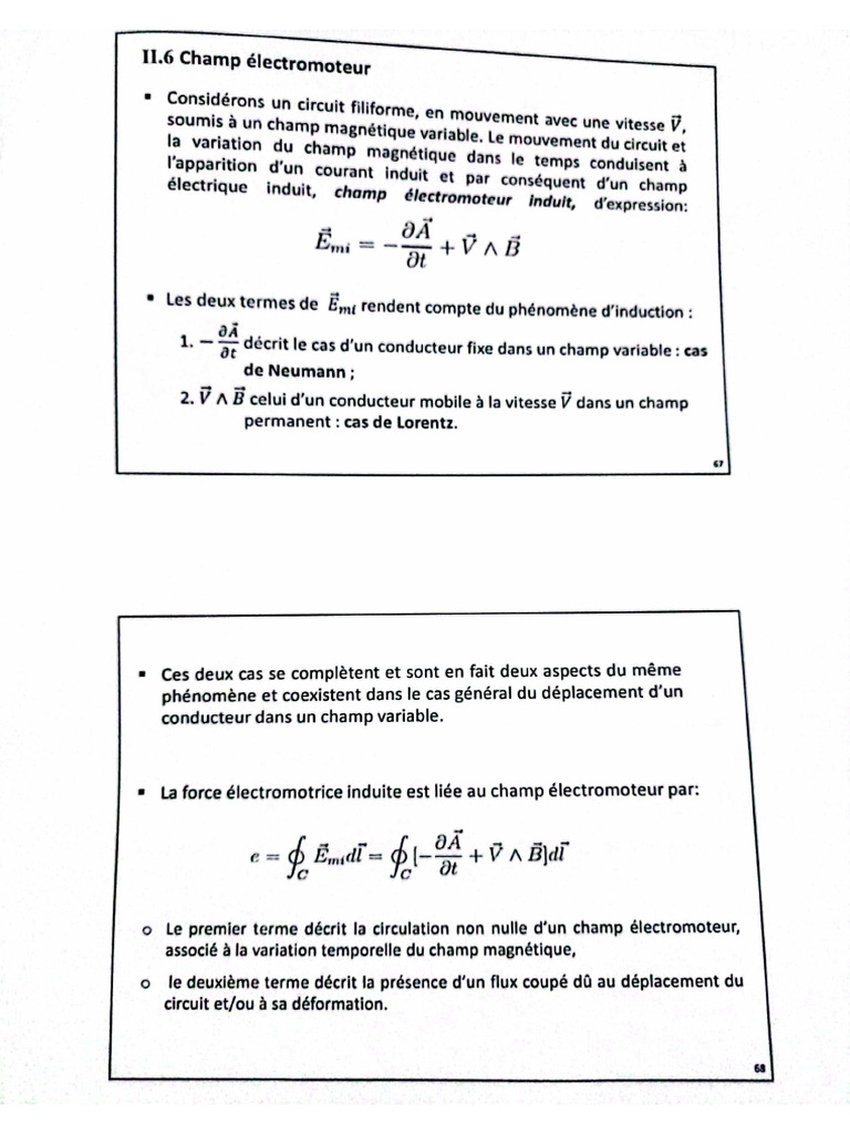 Induction Électromagnétique | PDF
