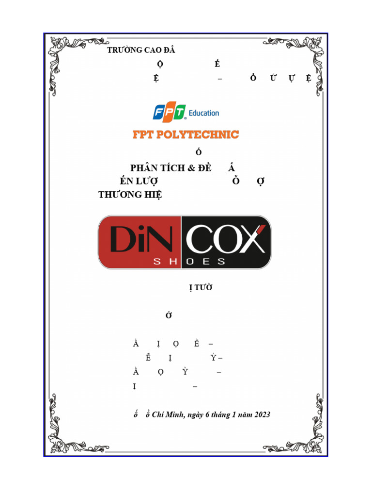 NHOM7 - DINCOX SHOES - Final | PDF