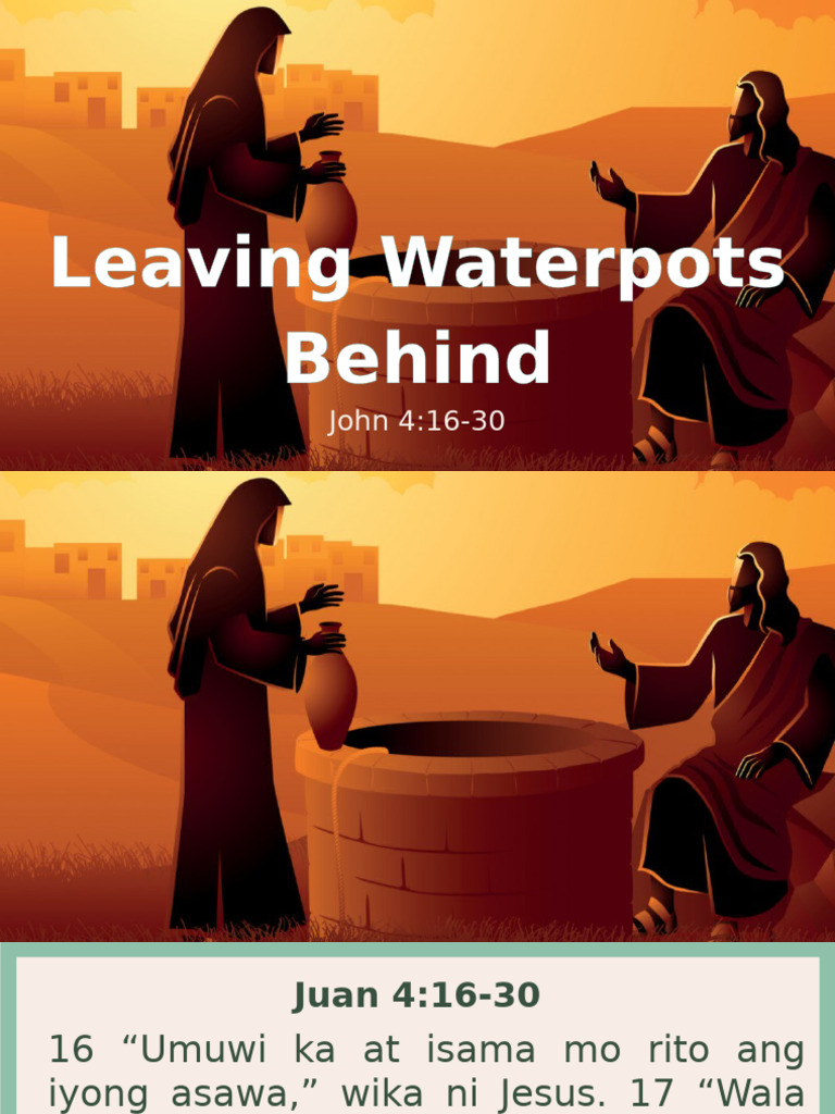 Leaving Waterpots Behind | PDF