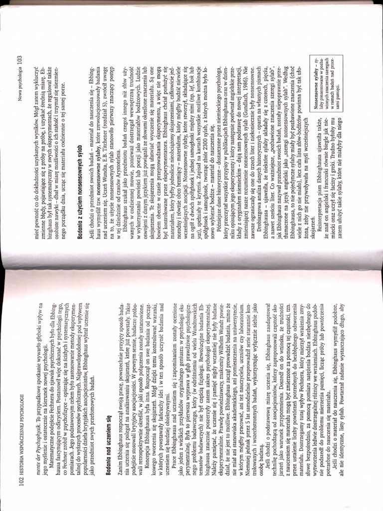 Schultz Historia Psychologii Współczesnej | PDF