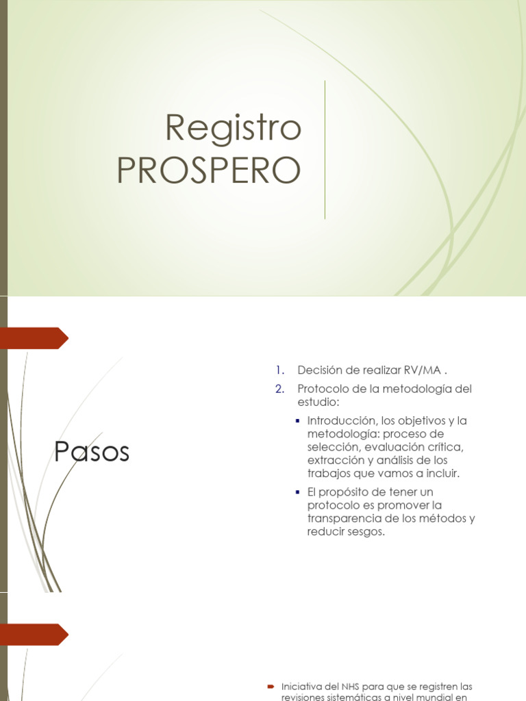 registro en próspero | PDF