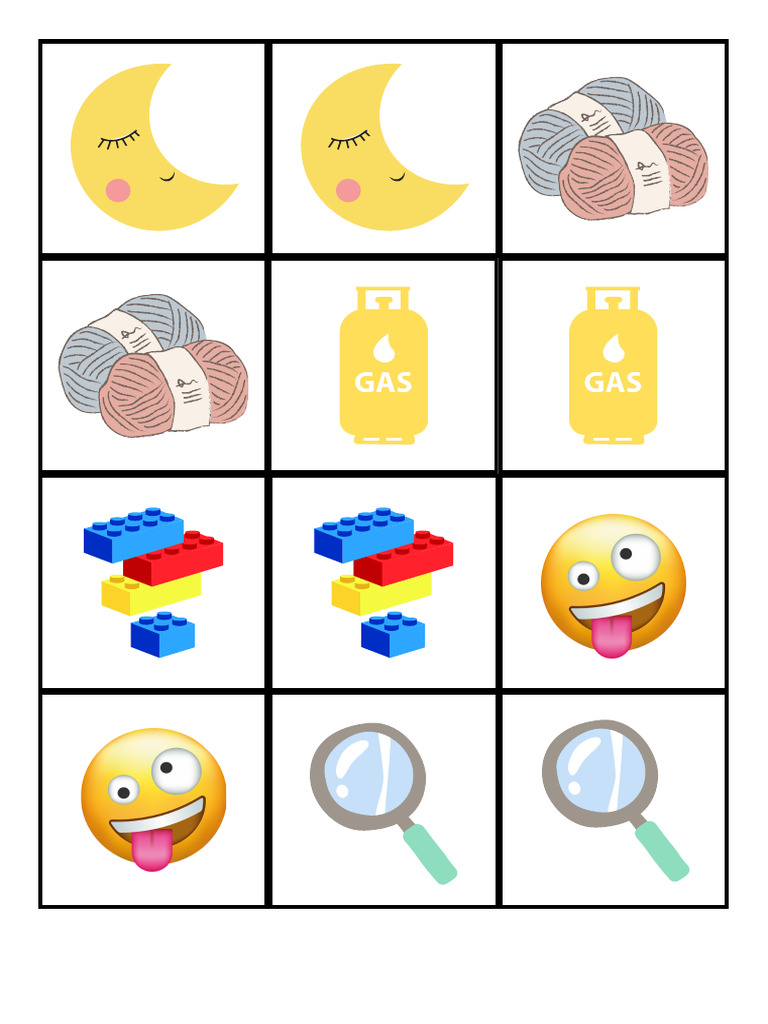 Memorice Palabras L | PDF