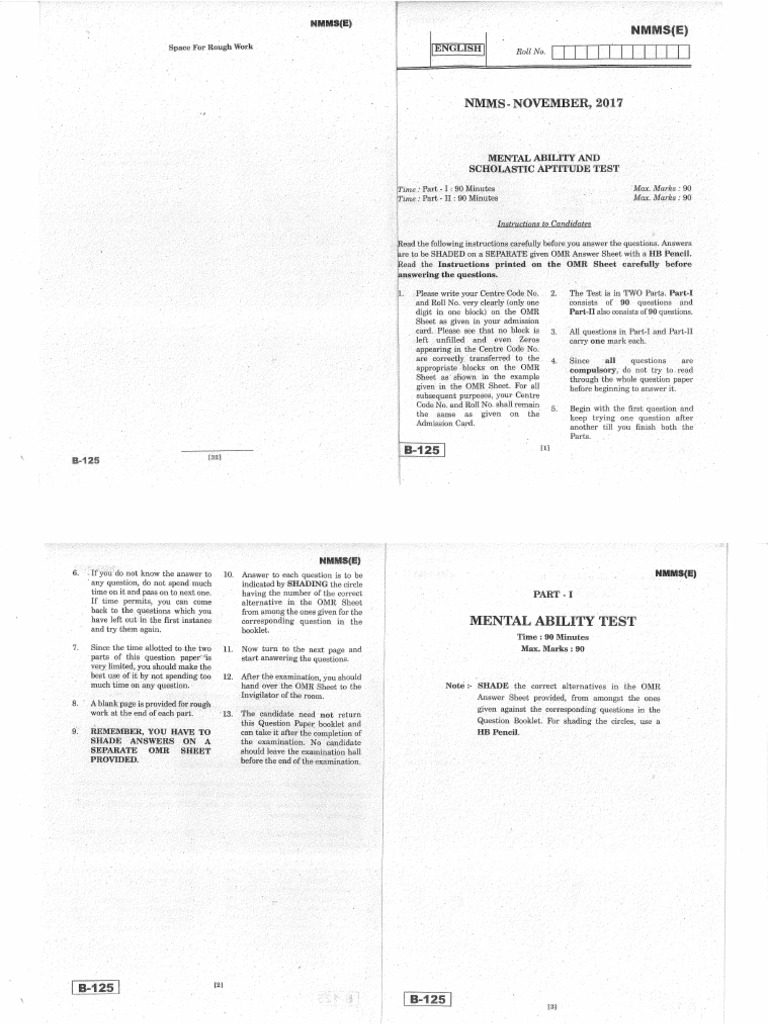 NMMS Nov 2017 E | PDF