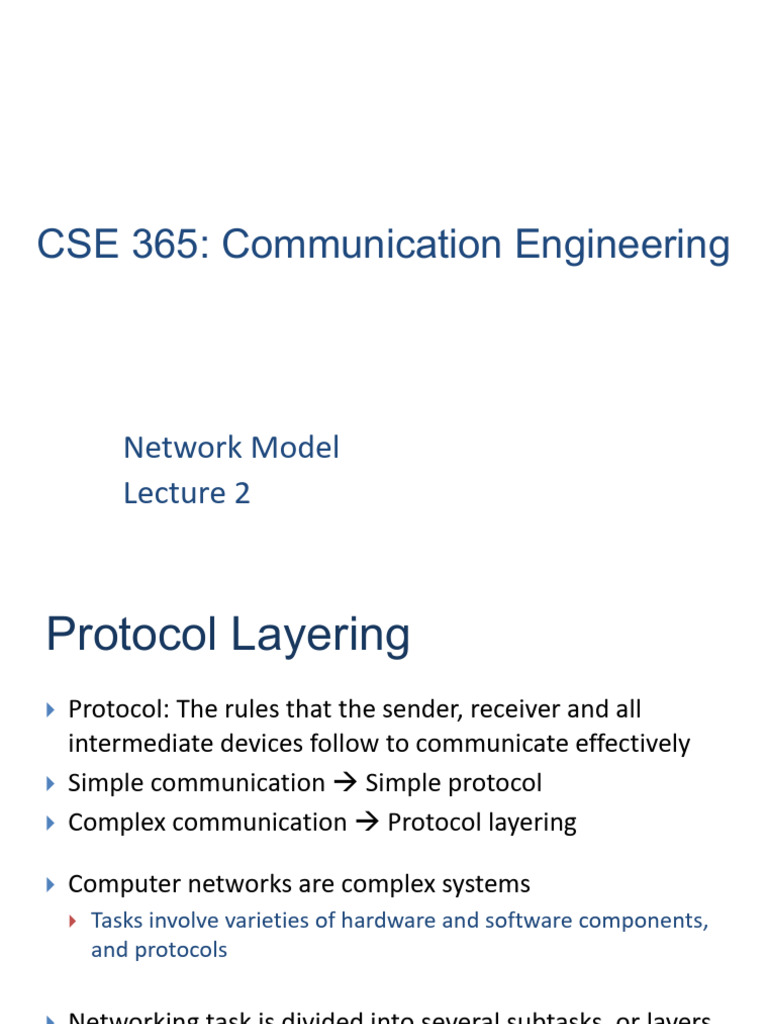 Chapter 2_Network_Model | PDF | Osi Model | Internet Protocol Suite