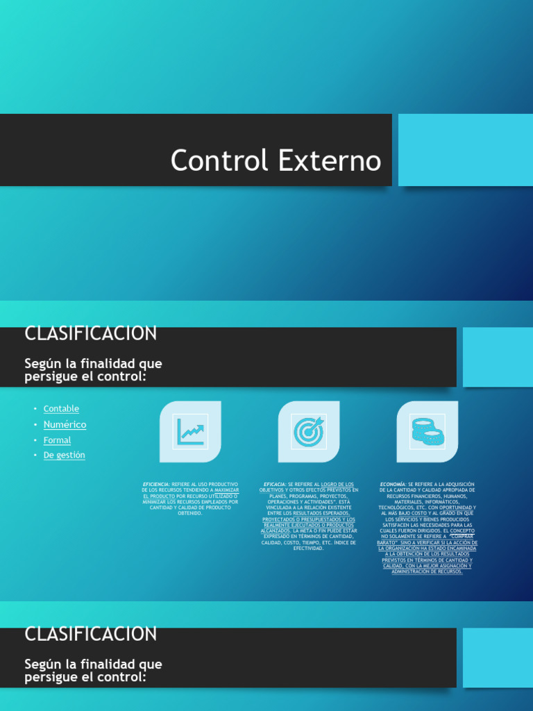Unidad Xiii - Sistema Control Externo | PDF | Auditoría | Calidad ...