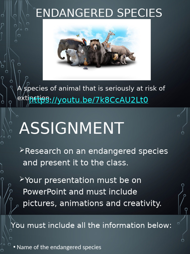 Endangered Species Research Guide | PDF