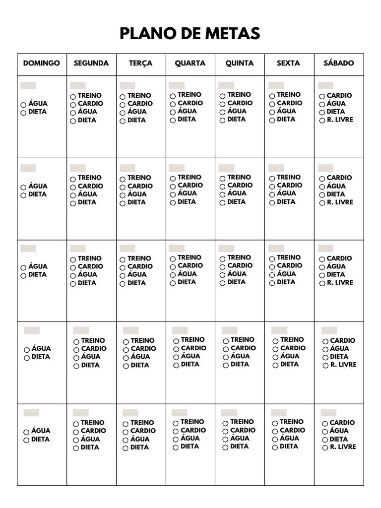 Plano de Metas | PDF | Bem-estar