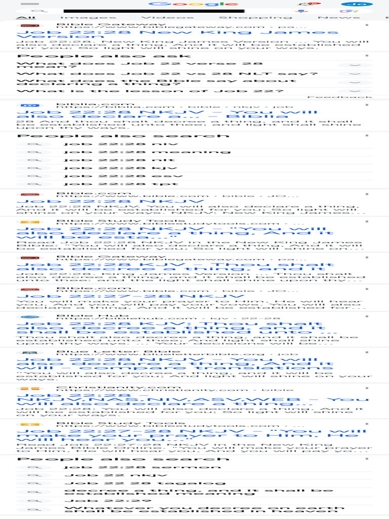 Job 2228 NKJV - Google Search | PDF | New King James Version | King ...