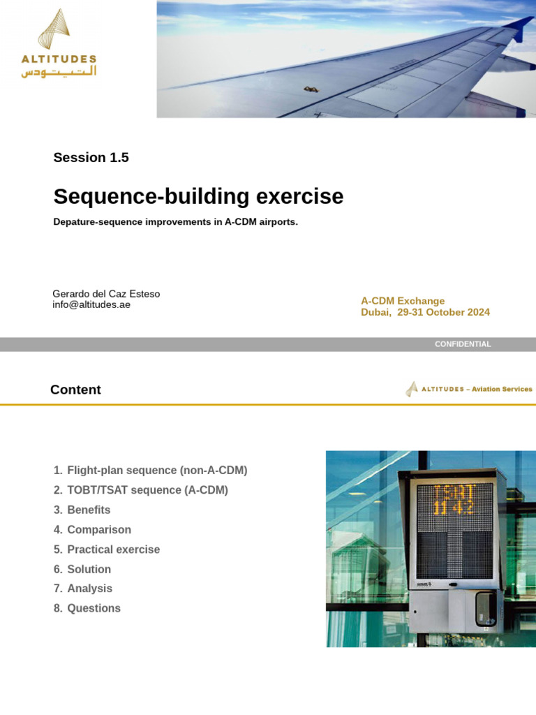 Session 1.5 Sequence-Building Workshop | PDF | Aviation | Aviation Safety
