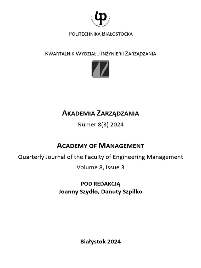 0.1. Cover and Table of Contents 2024 83 | PDF