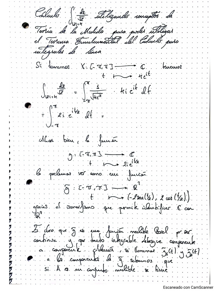 Limites en Integral Compleja | PDF
