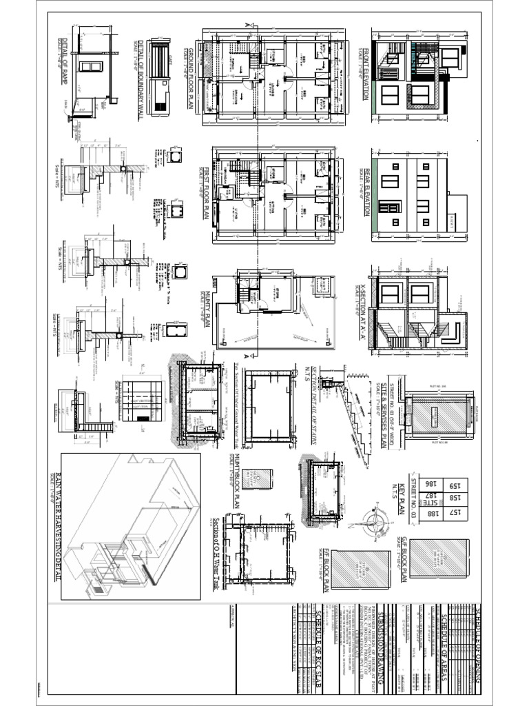 Final Submission Drawing of Plot No.187 F-T | PDF | Architectural ...