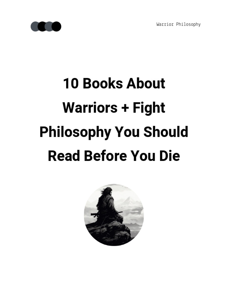 Top 10 Warrior Philosophy Books | PDF | Brazilian Jiu Jitsu | Mixed ...