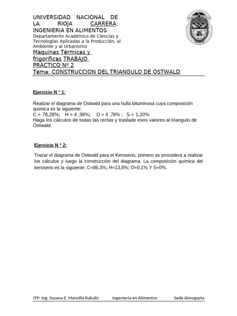 TP 2 Diagrama de Ostwald 2024 | PDF