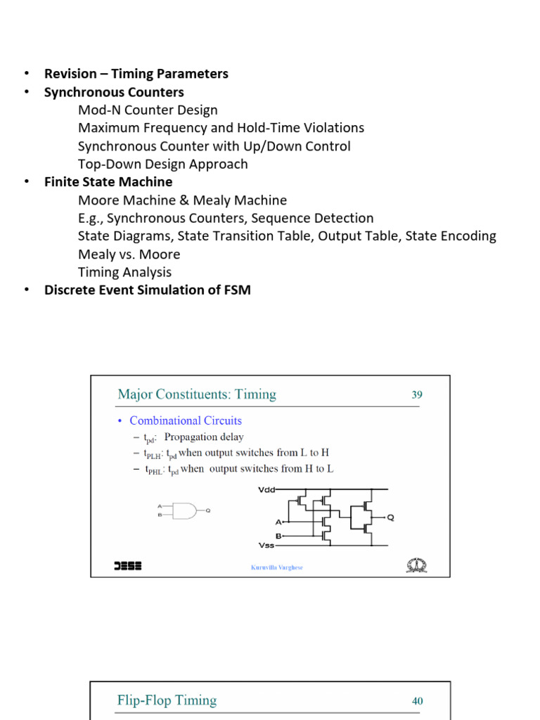 Synchronous Circuits | PDF | Digital Electronics | Computer Engineering