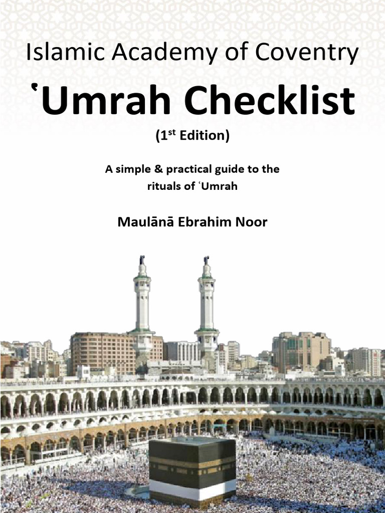 Umrah-Checklist-2019 | PDF | Baggage | Hajj