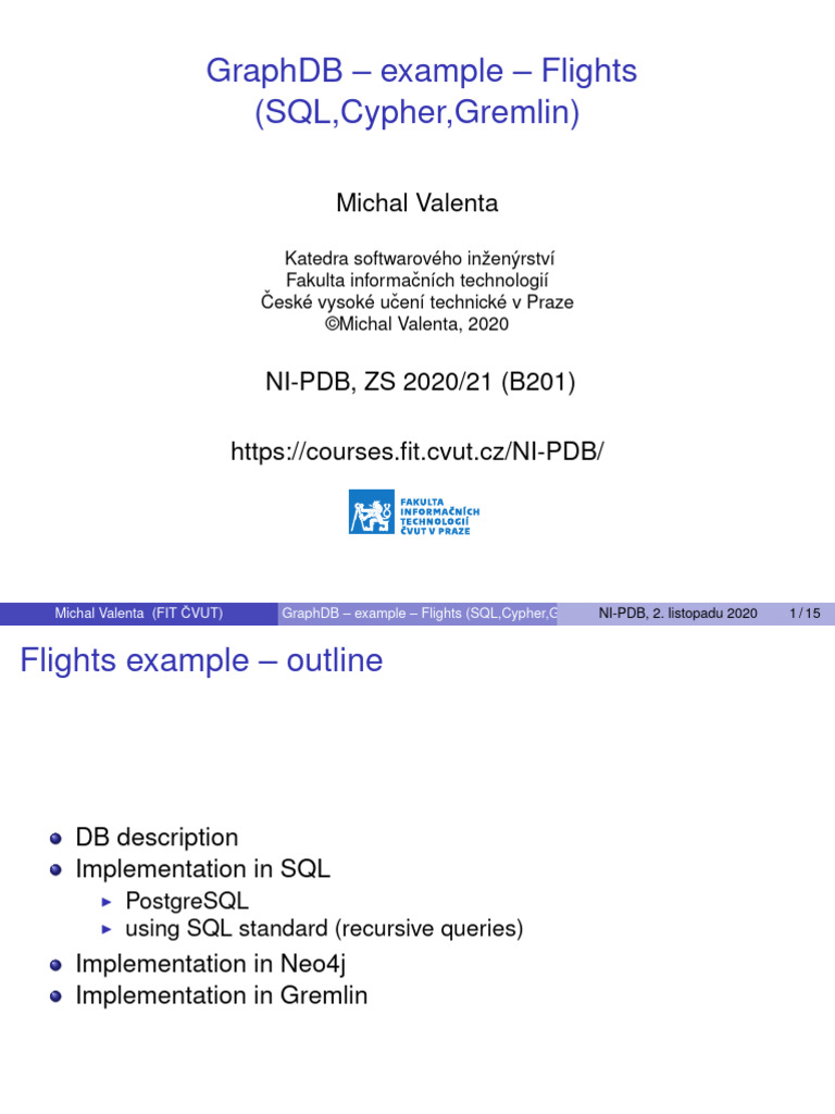 Hand Les06 Graphdb SQL Cypher Gremlin | PDF | Computer Programming ...