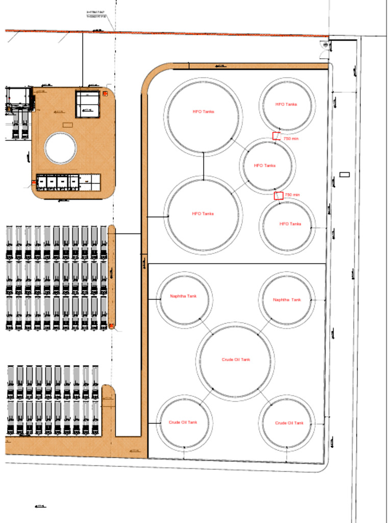 Tanks Arrangement and Spacing | PDF | Fuel Oil | Fossil Fuels