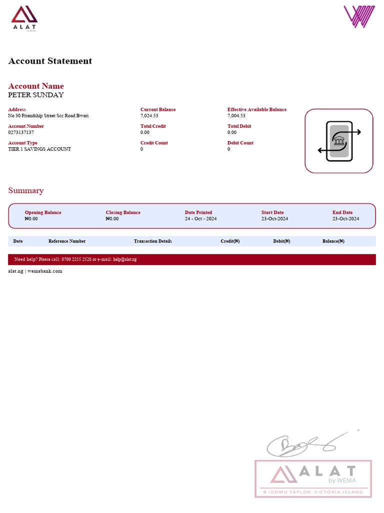 Statement For Peter Sunday | PDF