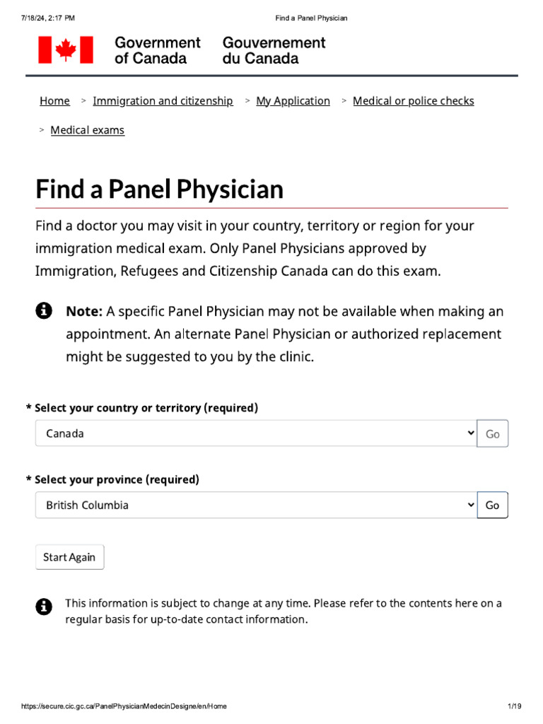 Find A Panel Physician | PDF
